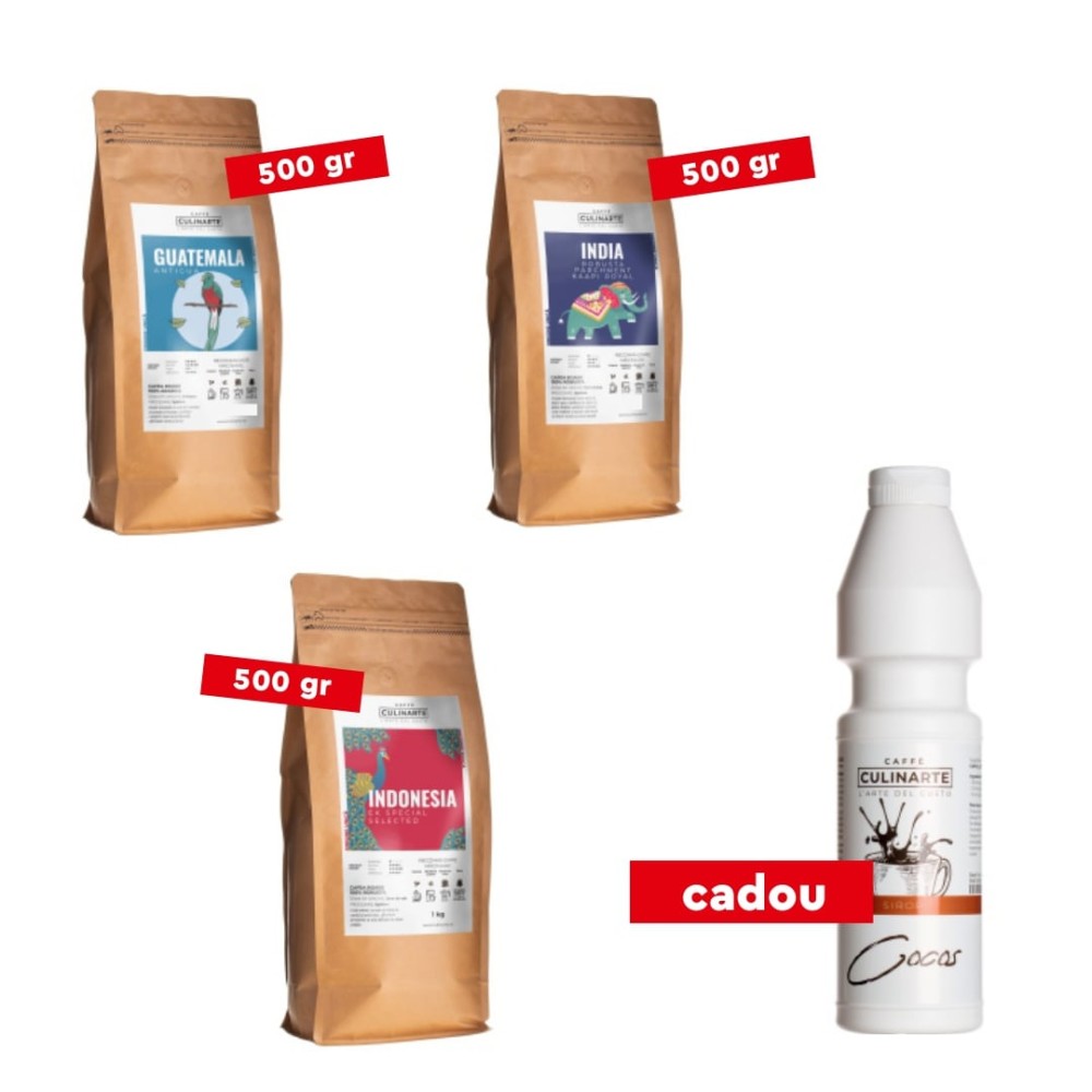 Pachet Guatemala, India, Indonesia + Sirop Cocos | MyEsp ...